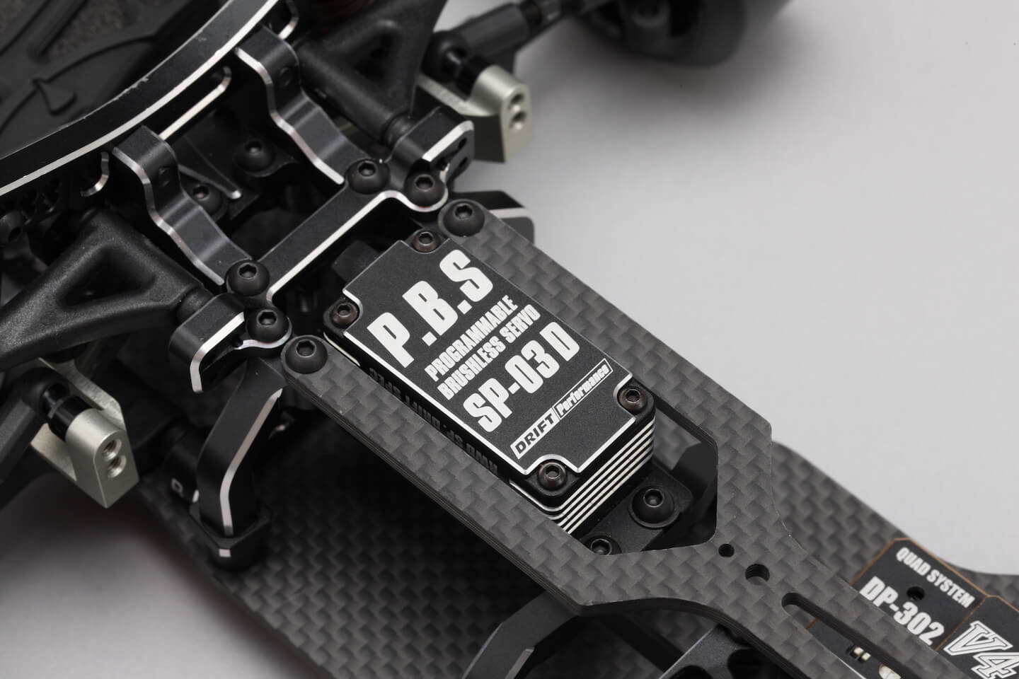 Yokomo SP-03D Black Low Profile Programmable (RWD Drift Spec/16.0kg/6.0V) Brushless Servo ...